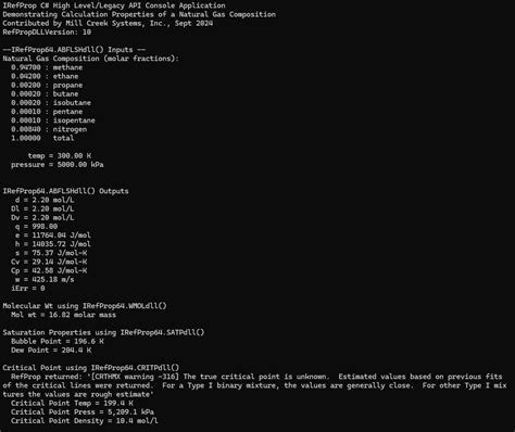 Do You Need To Call Refprop Methods From C Vbnet Or Vba Mill
