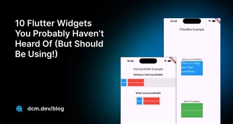 10 flutter widgets probably haven t heard of but should be using