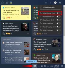 How To Remove Weather From The Taskbar In Windows Digital Citizen