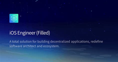ios engineer filled
