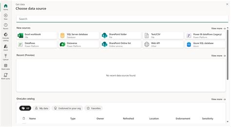 Interfaz De Usuario Para Obtener Datos Power Query Microsoft Learn