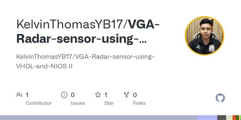 Github Kelvinthomasyb17vga Radar Sensor Using Vhdl And Nios Ii Kelvinthomasyb17vga Radar