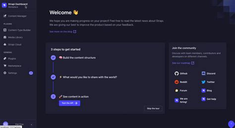 quick start guide strapi developer docs strapi documentation