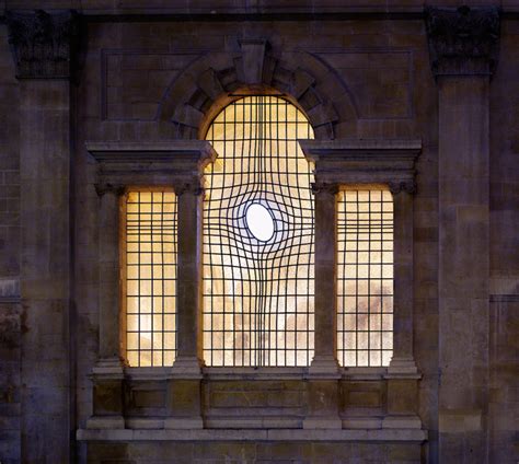Unique Warped Window At Londons Church Of St Martin