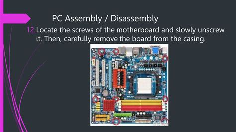Computer Assembly And Disassembly Procedures Babe Pptx Computer Peripherals Computing