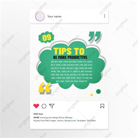 Trendy Fresh Flat Geometric Style Tips Text Schedule Note Template Design Template Download On