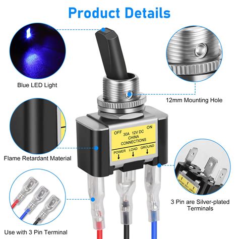 Low Voltage Toggle Switch Cars How To Wire A 2 Prong 12v Rocker Switch