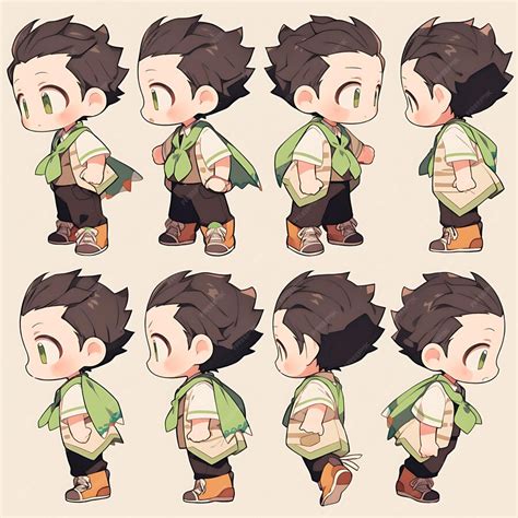 Premium Photo Sticker Of Male Grasshopper Chibi Kawaii African Safari