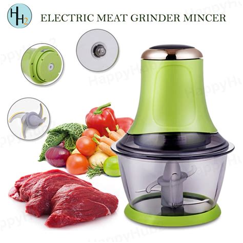 Meat And Vegetable Grinder 2l Powerful Multifunctional Food Processor