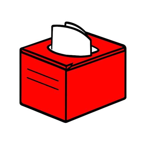 Premium Vector Tissue Box Vector Illustration