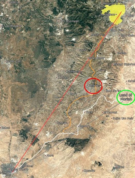 Mt Moriah Bible Map At Sherry Ortega Blog