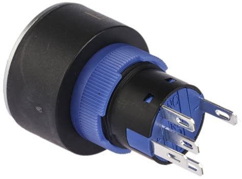 RS PRO RS PRO Illuminated Push Button Switch Momentary Panel Mount 22 2mm Cutout SPDT