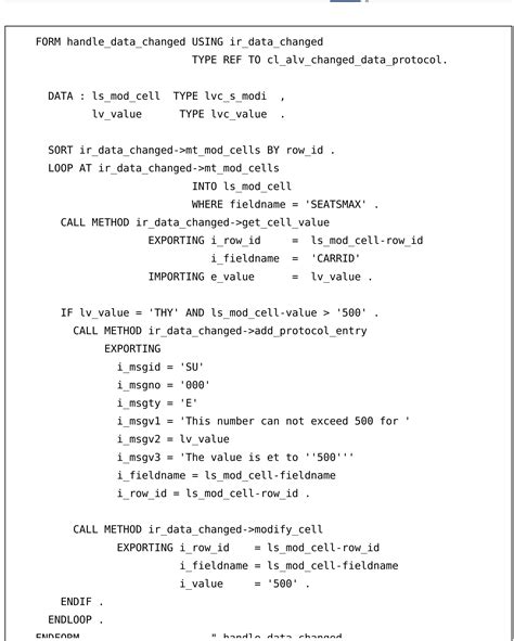 Figure 17 An Easy Reference For Alv Grid Control An Easy
