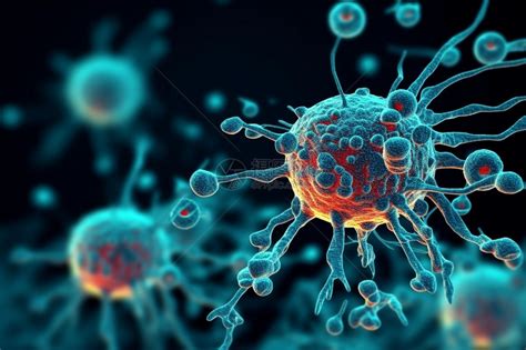 肿瘤癌细胞医学背景图片素材 正版创意图片600177106 摄图网