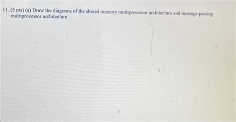 Solved 11 5 Pts A Draw The Diagrams Of The Shared