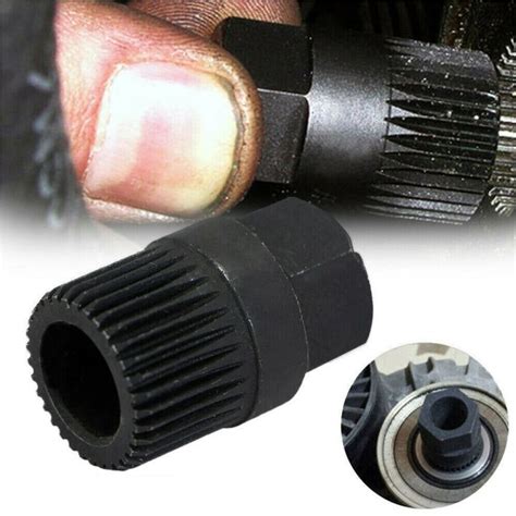 33 Teeth Socket Alternator Clutch Free Wheel Pulley Removal Tool 33pt 33 Point Spline Socket
