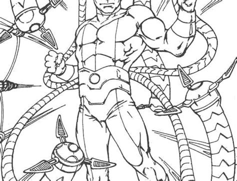 Doc Ock Coloring Pages Coloring Pages