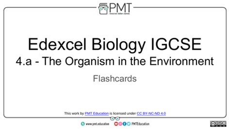 Edexcel Igcse Biology Flashcards Teaching Resources