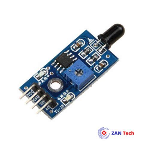 Flame Sensor Fire Detection Module Zan Tech Flame Sensor Fire Detection Module Zan Tech