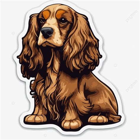Cocker Spaniel Cartoon Vector Clipart