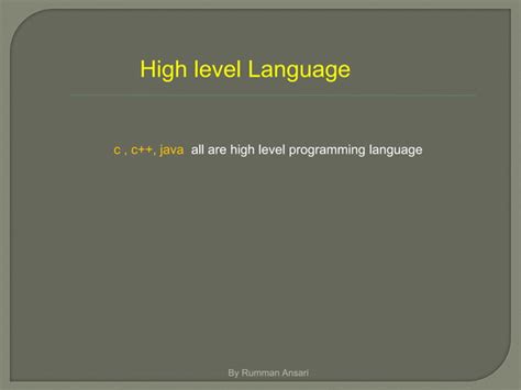 C Programming Language Step By Step Part 1 Ppt