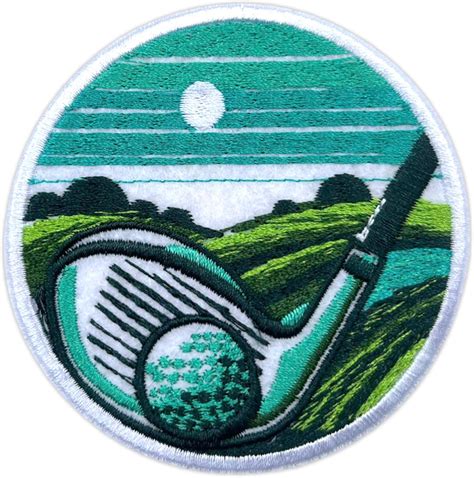 Meiystick Golf Outdoors Embroidery Patches For Clothes