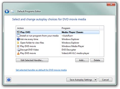 Default Programs Editor