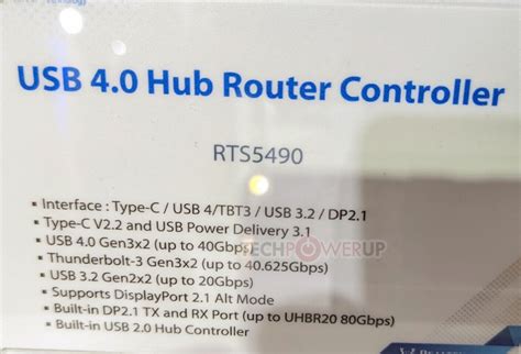 Realtek Demos First Usb4 Hub Controller At Computex 2023 40 Off