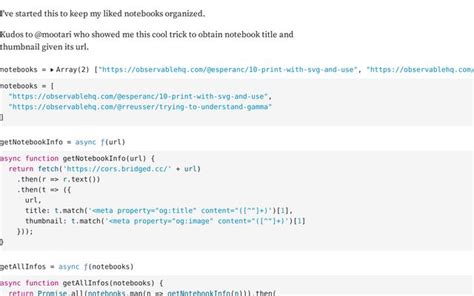 Scrapbook Claudio Esperança Observable
