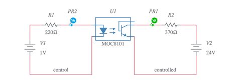 SENSOR OPTICO Multisim Live