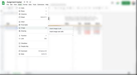 How To Insert An Image Into A Cell In Google Sheets