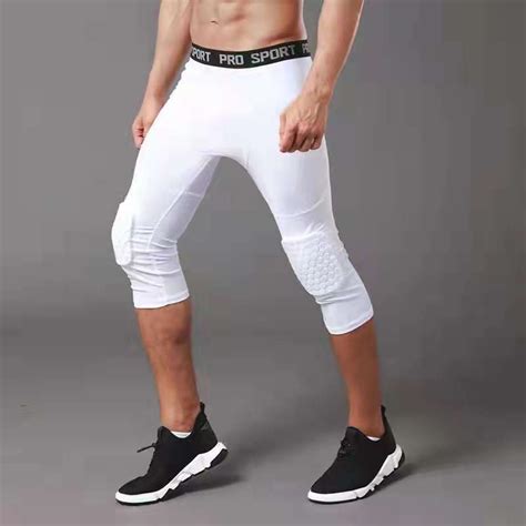 Running Compression Pants Basketball Honeycomb Compression Knee Pad
