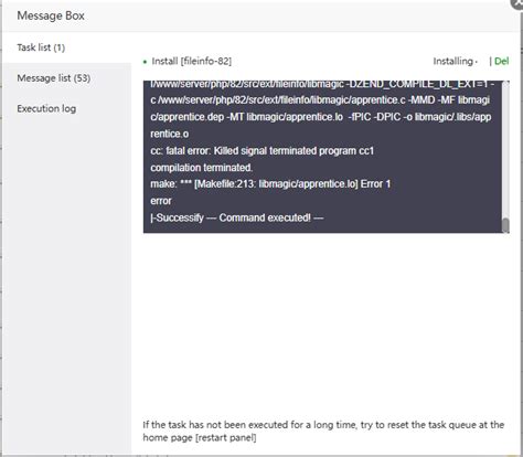 Php8 Cant Install Fileinfo Extension Aapanel Free Hosting Control Panel One Click Lamplemp
