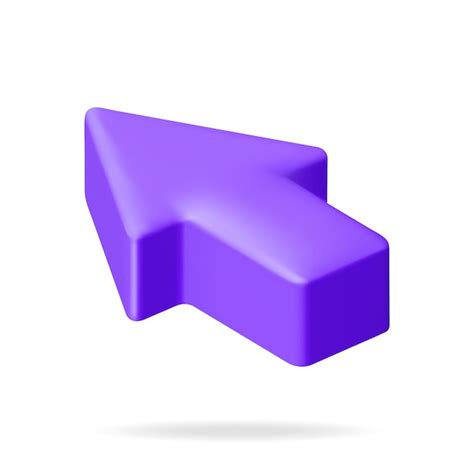 Premium Vector 3d Mouse Cursor Isolated On White