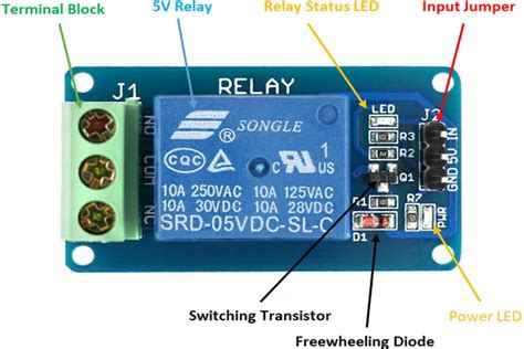 5 Volt Relay Circuit Diagram