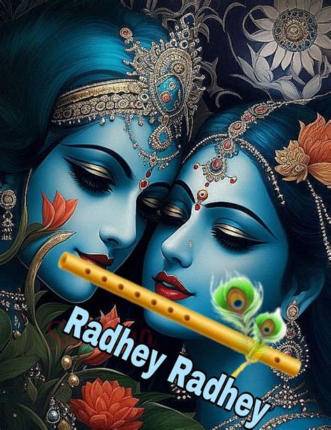 Radhey Krishna 🥀 ️ Status Lord Krishna Wallpapers God Illustrations Radha Krishna Art