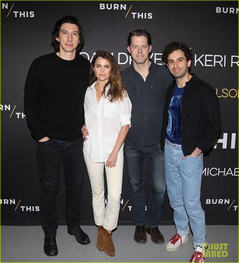 Adam Driver And Keri Russell Join Burn This Broadway Cast At Nyc Photo