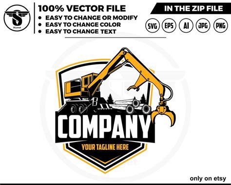Barko Loader Logo Logging Equipment Logo Heavy Logging Equipment Logo