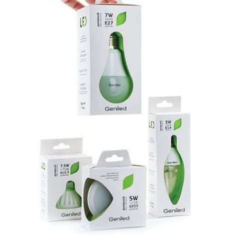 LED吸顶灯泡灯具包装盒设计定制 力嘉包装