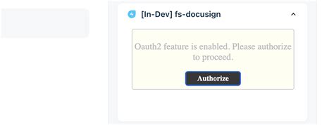 Cannot Authorize Docusign With Freshservice Custom App App Platform