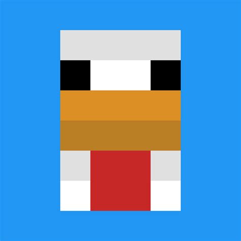 Chicken Minecraft Face