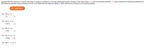 Solved Standardizing And Then Using A Standard Normal Curve