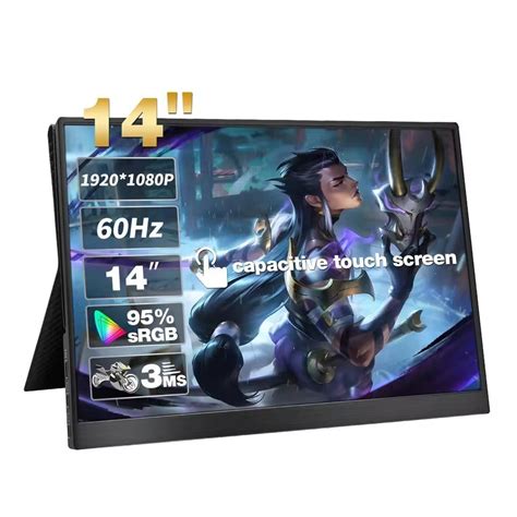 15 6 Inch Best 4K USB C Type C LCD Touch Monitor Screen Portable Dual Sliding Dual Screen Laptop