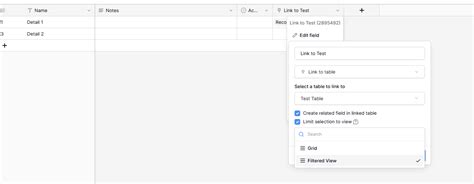 Linked Table Record Filtering Baserow Help Baserow