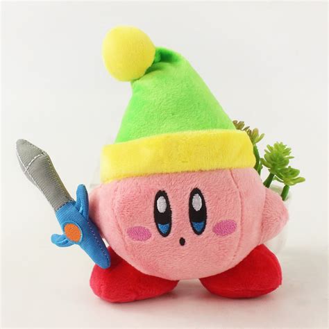 Kirby Star Kirby Plush Toy Kirby Zelda Edition 18cmbirthday Plush Pillow Soft Plush Toy Cute