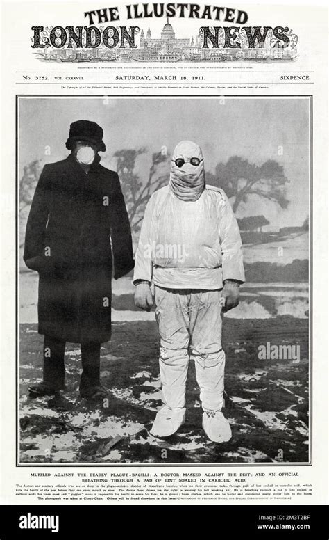 Muffled Against The Deadly Bacilli In Manchuria A Doctor Fully Masked
