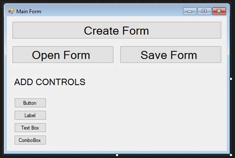 C Save Open Dynamically Created Controls In A Form Stack Overflow