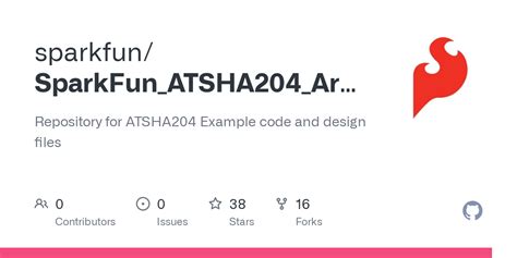 GitHub Sparkfun SparkFun ATSHA204 Arduino Library Repository For