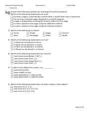 Homework 1 Pdf Advanced Programming Using Java Homework 1 16 11 2022 Ex A Answer The
