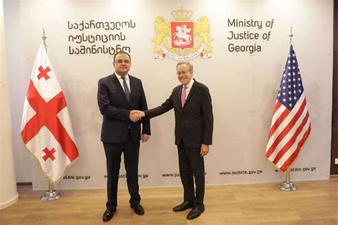 რატი ბრეგაძე აშშ ის გენპროკურორის მოადგილეს იუსტიციის დეპარტამენტის საერთაშორისო ურთიერთობების